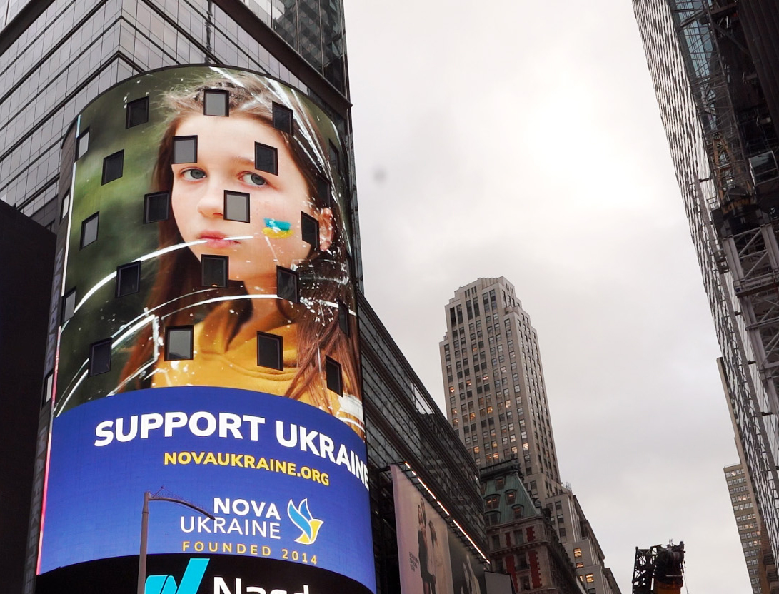 Nova Ukraine Lights Up Times Square, Inspires Hope, and Calls for ...